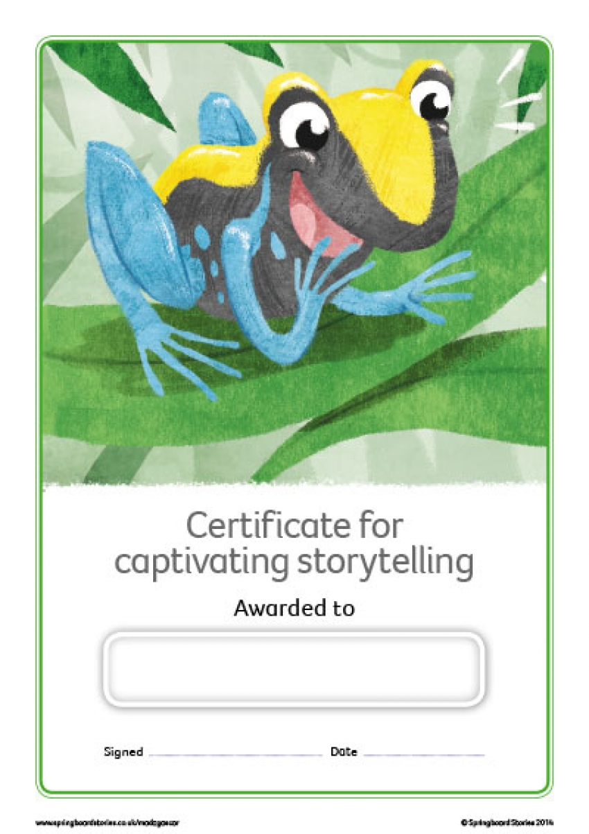 Springboard Stories - Madagascar storytelling certificate – KS2