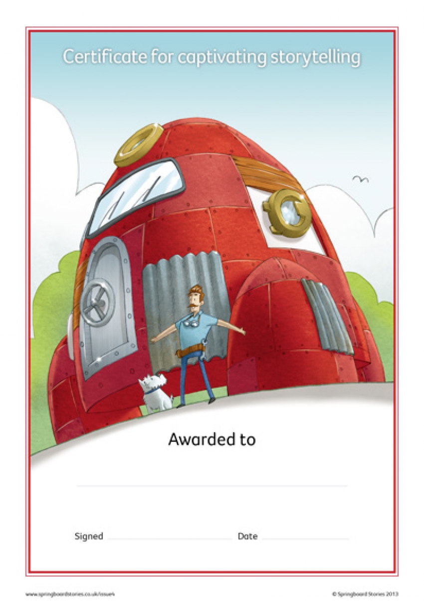 Springboard Stories - Space storytelling certificate – KS2