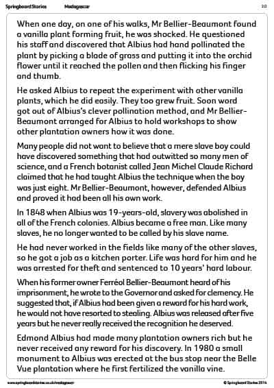 Springboard Stories - The Edmond Albius story